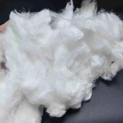 China Hydrophilic Polyester Staple Fiber 6D × 51mm GRS Certified Solid Fiber for Non-Woven Fabrics for sale