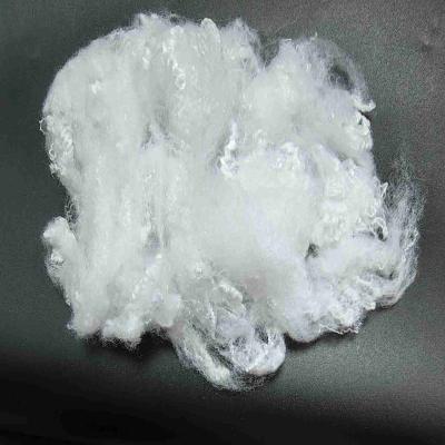 China Low Crimp Acrylic Flame Retardant Fiber - White Virgin 2D Microfiber 51mm with GRS Certification for sale