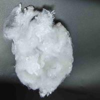 China Low Crimp Acrylic Flame Retardant Fiber - White Virgin 2D Microfiber 51mm with GRS Certification for sale