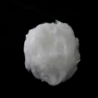 China Water Absorbent ES Fiber 1.8D x 38mm White PE/PP Bicomponent Staple Fiber for Medical and Sanitary Applications for sale