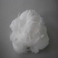 China Water Absorbent ES Fiber 1.8D x 38mm White PE/PP Bicomponent Staple Fiber for Medical and Sanitary Applications for sale