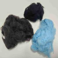 China 76mm Blue Polypropylene Staple Fiber - 3D Fineness Flame Retardant Nontoxic PP Synthetic Fiber for Industrial Applications for sale