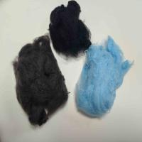 China 76mm Blue Polypropylene Staple Fiber - 3D Fineness Flame Retardant Nontoxic PP Synthetic Fiber for Industrial Applications for sale
