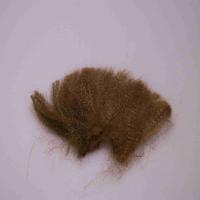 China 4080 Dope Dyed Polyester Staple Fiber 6D × 65mm Brown GRS Certified Recycled PET Material for sale