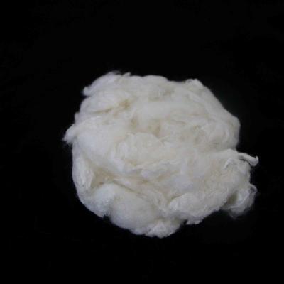 China Off White Flame Retardant Viscose Staple Fiber 64mm Length 3.3D Fineness for Non-Woven Fabric for sale