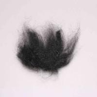 China 6.67D Black Hollow Polyester Staple Fiber 65mm Length GRS Certified for Mattress and Furniture Filling for sale