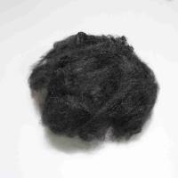 China 6.67D Black Hollow Polyester Staple Fiber 65mm Length GRS Certified for Mattress and Furniture Filling for sale