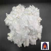 China 3D White Far Infrared Polyester Staple Fiber 51mm Length with GRS Certification for Thermal Therapy Applications for sale