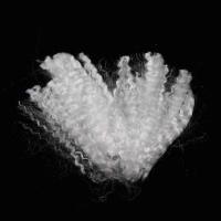 China White Polyester Artificial Staple Fiber 4D 51mm 180℃ for Automotive Interior Sound Insulation for sale