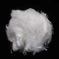 China White Polyester Artificial Staple Fiber 4D 51mm 180℃ for Automotive Interior Sound Insulation for sale