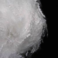 China White Polyester Artificial Staple Fiber 4D 51mm 180℃ for Automotive Interior Sound Insulation for sale