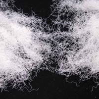 China Customized Crimp Solid Staple Fiber Polyester 72mm Solid Polyester Fiber Fill For Padding for sale