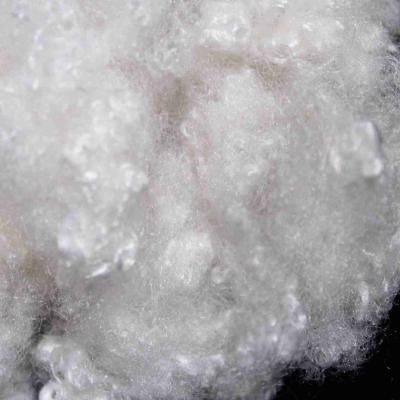 China 15D Polyester Staple Fibre Fire Retardant Lightweight Artificial Microfiber for sale