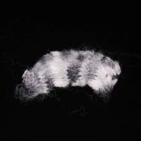 China 6D x 64mm Flame Resistant Recycled PET Staple Fiber for Filling with GRS Certification for sale