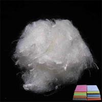 China Artificial Low Melt Point Polyester Natural Fibre 110℃ White For Sound Insulation Board for sale