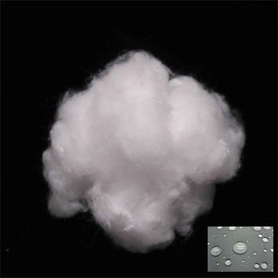 China 4D 38mm Water Repellent Polyester Staple Fiber with GRS Certification for Water Resistant Fabric for sale