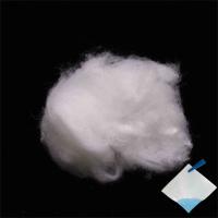 China Water Absorbent ES Fiber 6D × 51mm Antibacterial Polyester Fiber for Sanitary Products and Medical Applications for sale