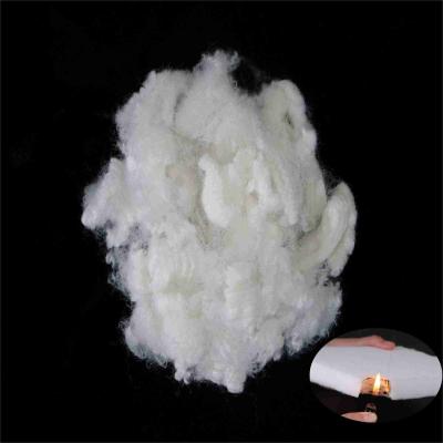 China Virgin Fire Retardant Hollow Polyester Staple Fiber 7D × 64mm with GRS Certification for Padding and Non-Woven Applications for sale