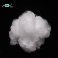 China ES Bicomponent Fiber 4D 38mm Water Repellent Fire Retardant Material for Sports Wear and Medical Applications for sale