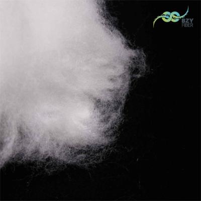 China A Grade Water Absorbent Bicomponent ES Fiber 6D × 51mm Low Melt For Diaper Tissue Medical Applications for sale