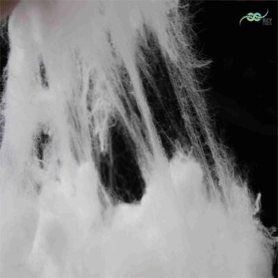 China A Grade Bi-Component ES Fiber White Flame Retardant Material 1.8D Fineness 38mm Length for Napkin Applications for sale