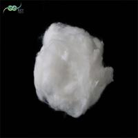 China A Grade Bi-Component ES Fiber White Flame Retardant Material 1.8D Fineness 38mm Length for Napkin Applications for sale