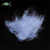 China Recycled PET Polyester Staple Fiber PSF Blue 51mm Non siliconized for Nonwoven Production for sale
