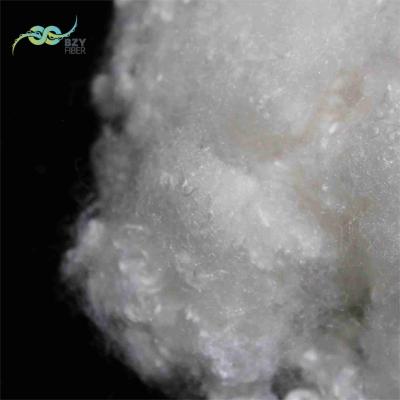China 15D Flame Resistant Recycled Hollow Conjugated Staple Fiber - 64mm Length, GRS Certified for sale