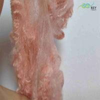 China 2.5D x 51mm Recycled Pink Polyester Staple Fiber - GRS Certified Eco-Friendly Filling Material for sale