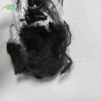 China Safety High Performance Fire Retardant Black Hollow Conjugated Fiber for sale
