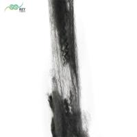 China Silicone Free 100 Polyester Fibre Hollow Fiber 6 Denier PSF Gray Black for sale