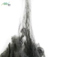 China 6D Hollow Recycled Polyester Staple Fiber Non siliconized Gray Black PSF for sale
