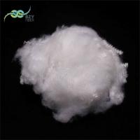 China Recycled Fire Retardant Fiber A1 White Polyester Fiber Excellent Fireproof Properties for sale