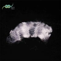 China Recycled Fire Retardant Fiber A1 White Polyester Fiber Excellent Fireproof Properties for sale