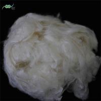 China 60mm High Elongation Flame Retardant Polyester Fiber for Non-Woven Fabric - 3.3D Fineness White Viscose Staple Fiber for sale