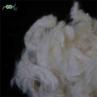 China 60mm High Elongation Flame Retardant Polyester Fiber for Non-Woven Fabric - 3.3D Fineness White Viscose Staple Fiber for sale