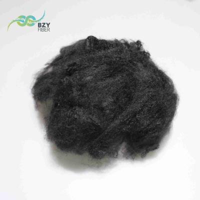 China Regenerated Hollow Polyester Staple Fibre 65mm Low Crimp For Sofa Filling for sale