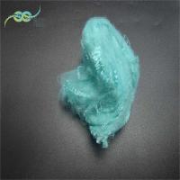 China Recycled Non siliconized 4080 Light Blue Poly Staple Fibre 51mm for sale