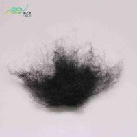 China Solid Non siliconized Recycled Polyester Fiber 4080 64mm Staple Polyester Fibre for sale