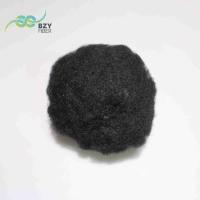 China Solid Non siliconized Recycled Polyester Fiber 4080 64mm Staple Polyester Fibre for sale