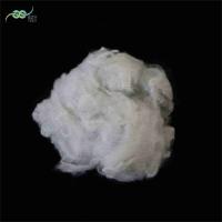 China Customized Crimp Recycled Synthetic Staple Fiber Off White For Filling for sale
