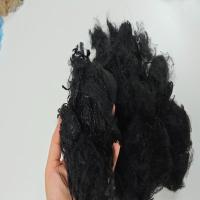 China Regenerated Black 3D x 76mm Polypropylene Staple Fiber for Car Interior & Textile Applications for sale