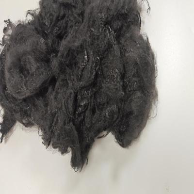China Regenerated Black 3D x 76mm Polypropylene Staple Fiber for Car Interior & Textile Applications for sale