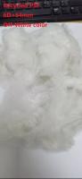 China 6D×64mm Polyester Staple Fiber 100% Polyester Chip Raw Material Round Synthetic Textile Fiber for sale