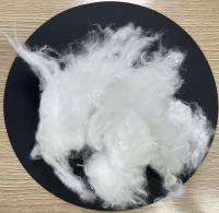 China White Cooling Fiber Polyester Staple Fiber 1.5D 38mm with High Durability, UV Protection & Odor Control for sale
