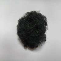 China Moisture-Wicking Recycled Polyester Staple Fiber 1.4D 38mm Black With Better Crimp for sale
