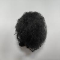 China Moisture-Wicking Recycled Polyester Staple Fiber 1.4D 38mm Black With Better Crimp for sale