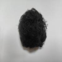 China Moisture-Wicking Recycled Polyester Staple Fiber 1.4D 38mm Black With Better Crimp for sale