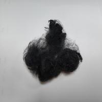 China Moisture-Wicking Recycled Polyester Staple Fiber 1.4D 38mm Black With Better Crimp for sale
