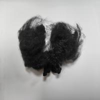 China Moisture-Wicking Recycled Polyester Staple Fiber 1.4D 38mm Black With Better Crimp for sale